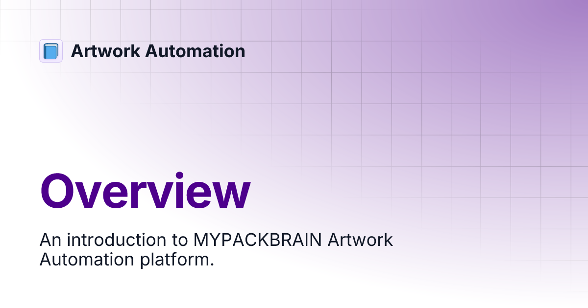 Overview | Artwork Automation