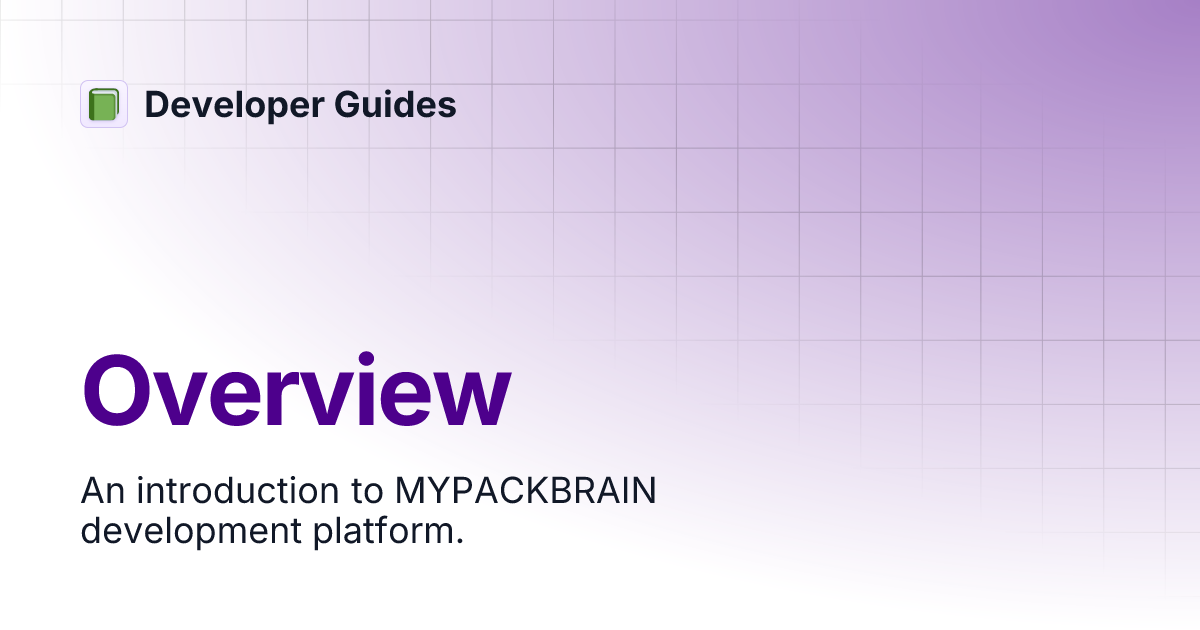 Overview | Developer Guides